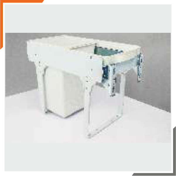 Auto Lid Bin Double – Zinc Plus