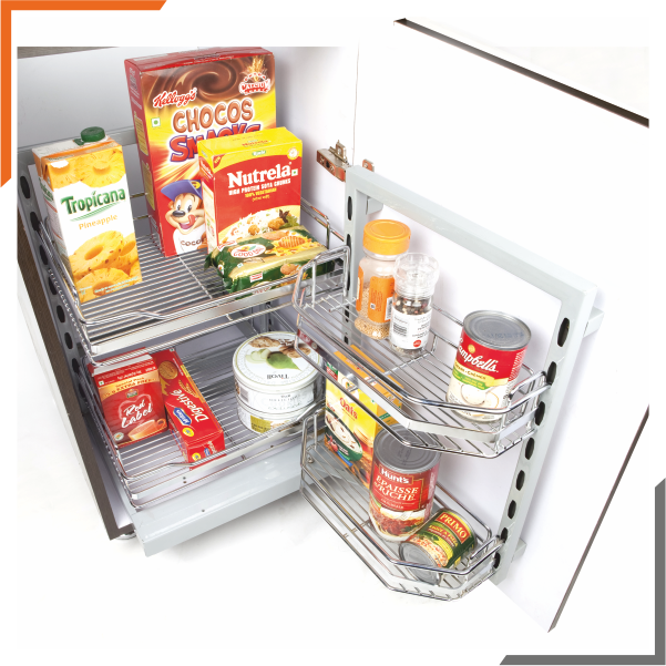 Double Pullout (Mini Pantry) – Zinc Plus