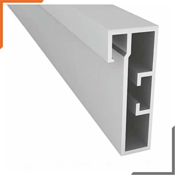 Aluminium Glass Profile 45mm – Zinc Plus