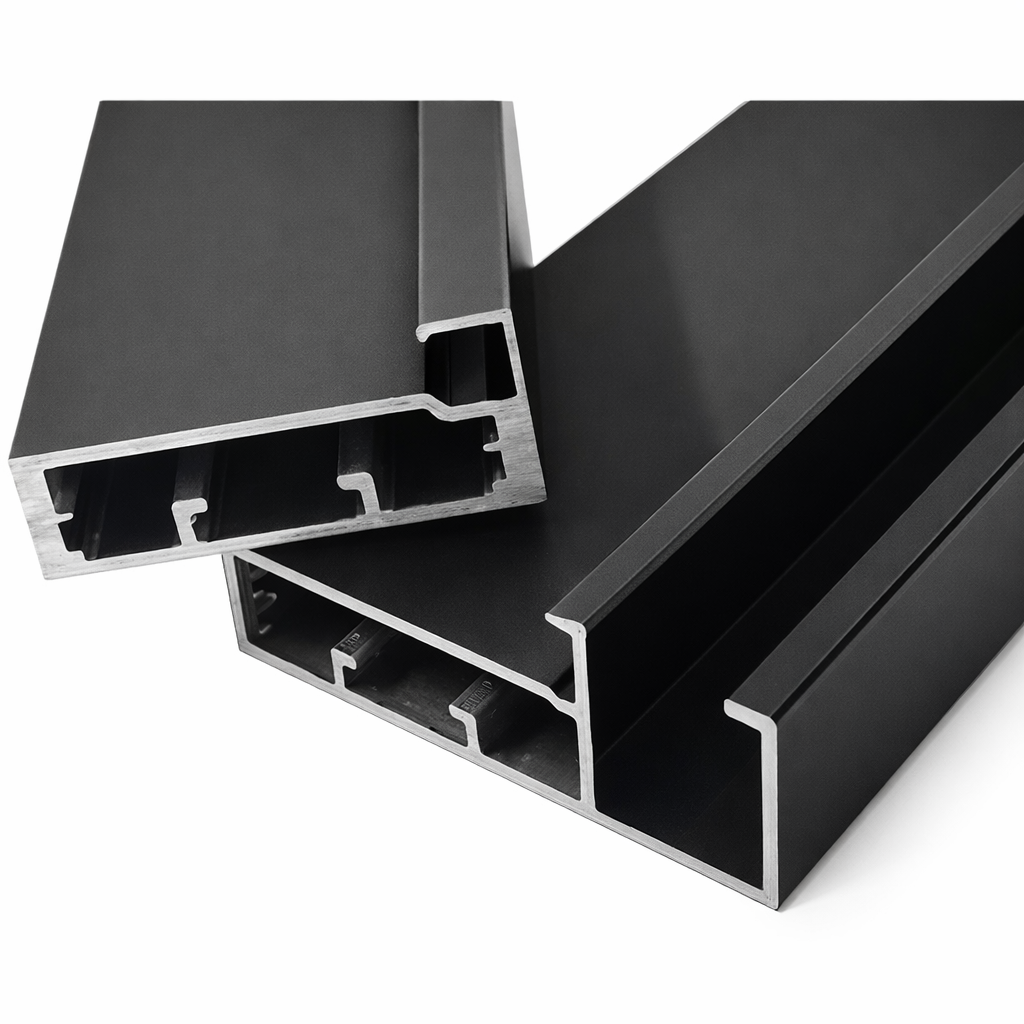 Aluminium Glass Profile 45mm – Zinc Plus